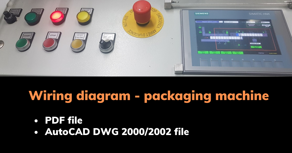 Download wiring diagram - industrial packaging machine