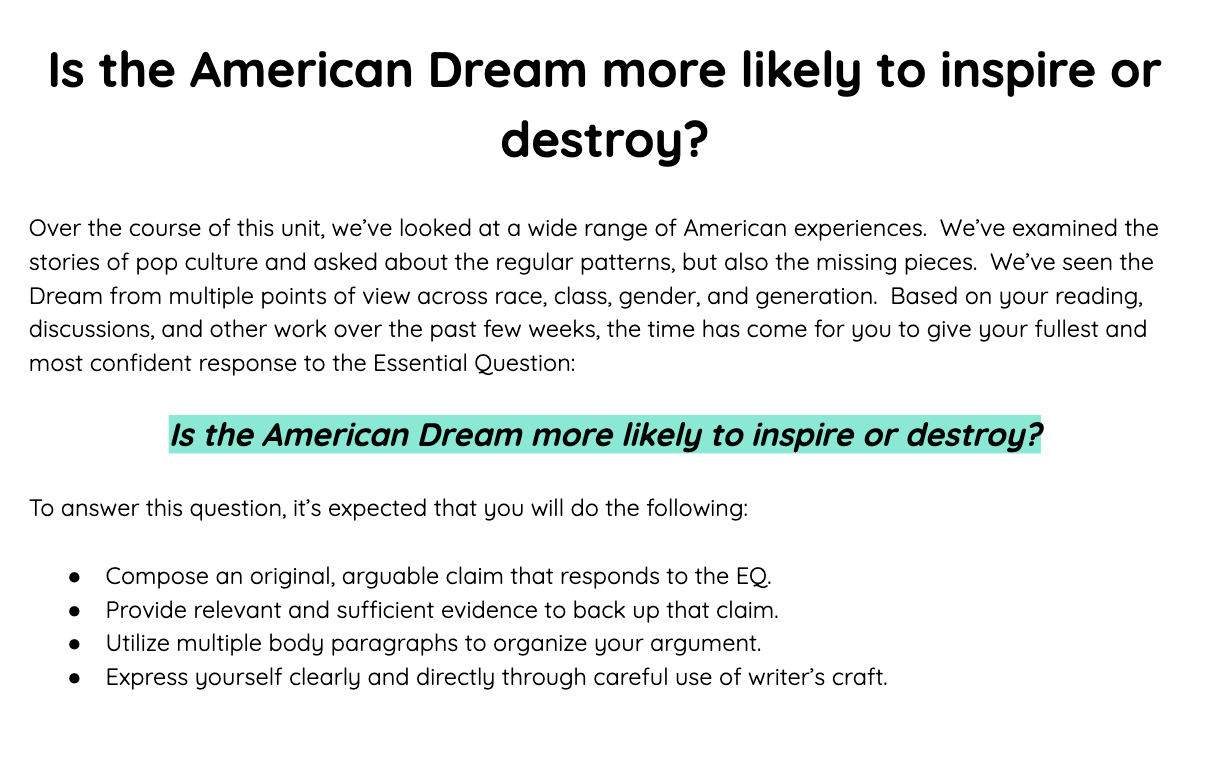 Essential Question Adventure Pack: Relationships