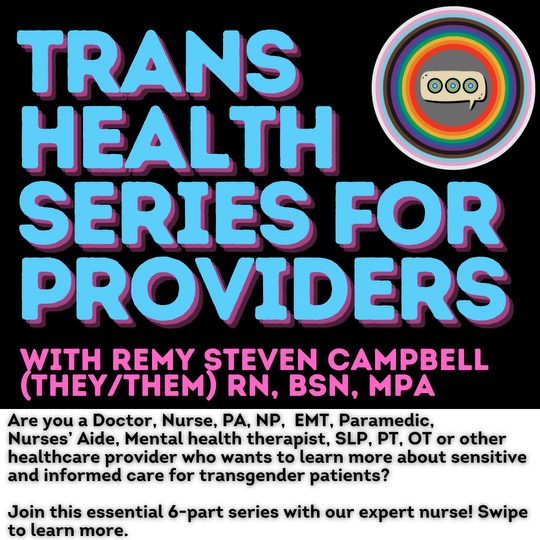 Trans Health Series For Providers