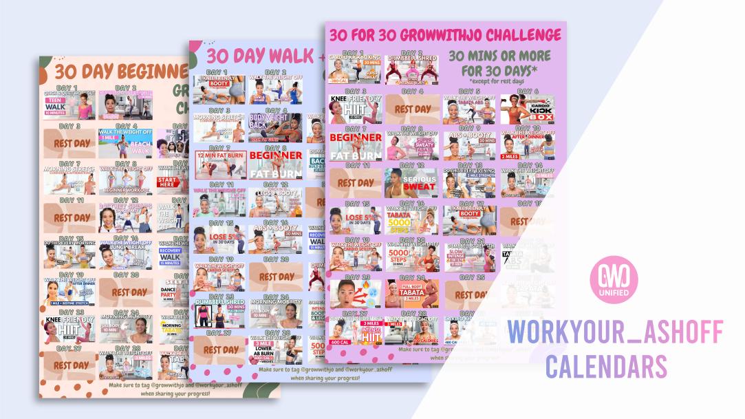 WORKYOURASHOFF CALENDARS