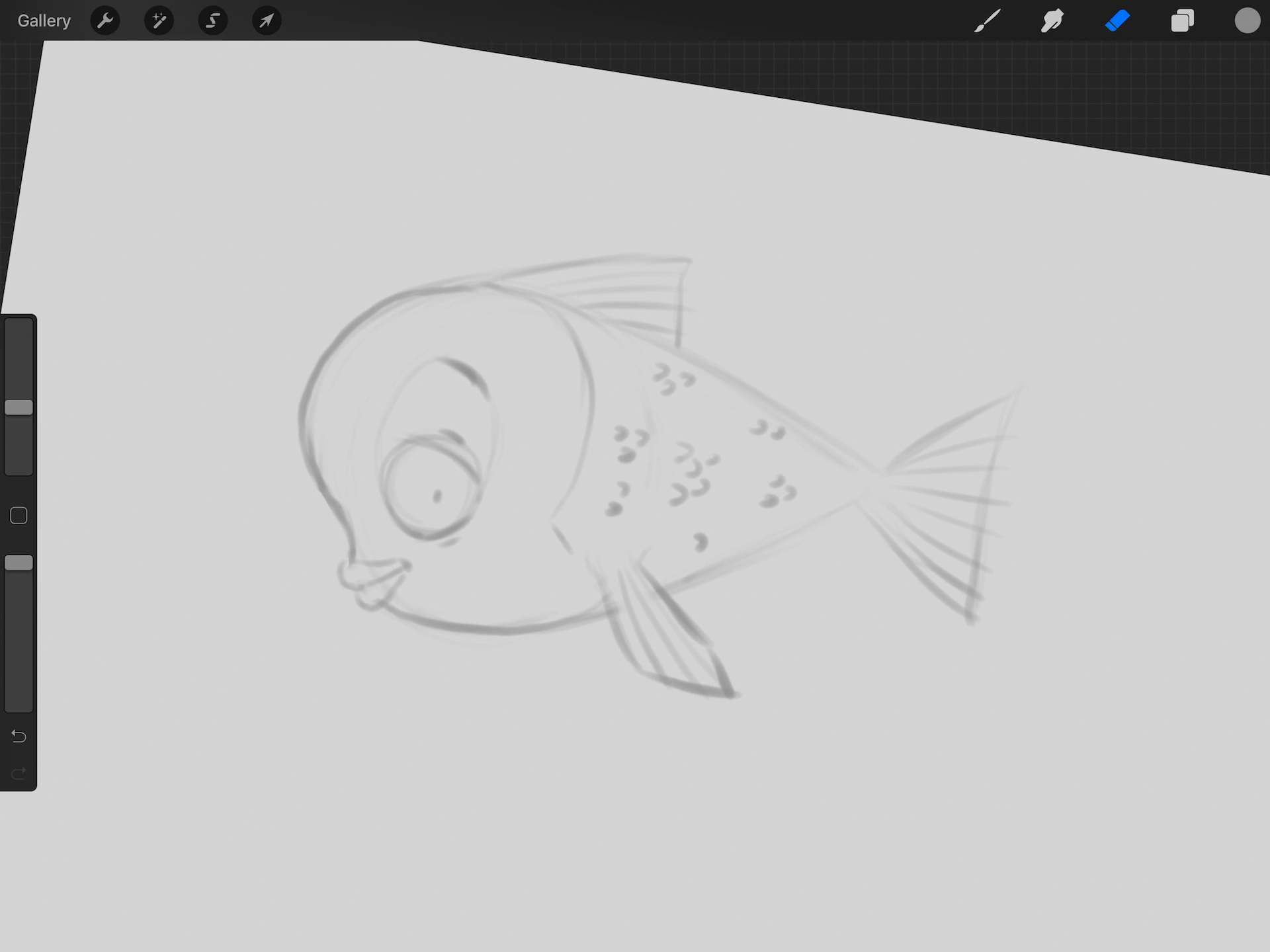 How To Draw A Cute Fish
