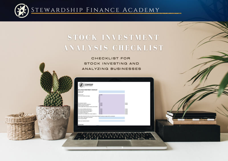 Stock Investment Analysis Checklist