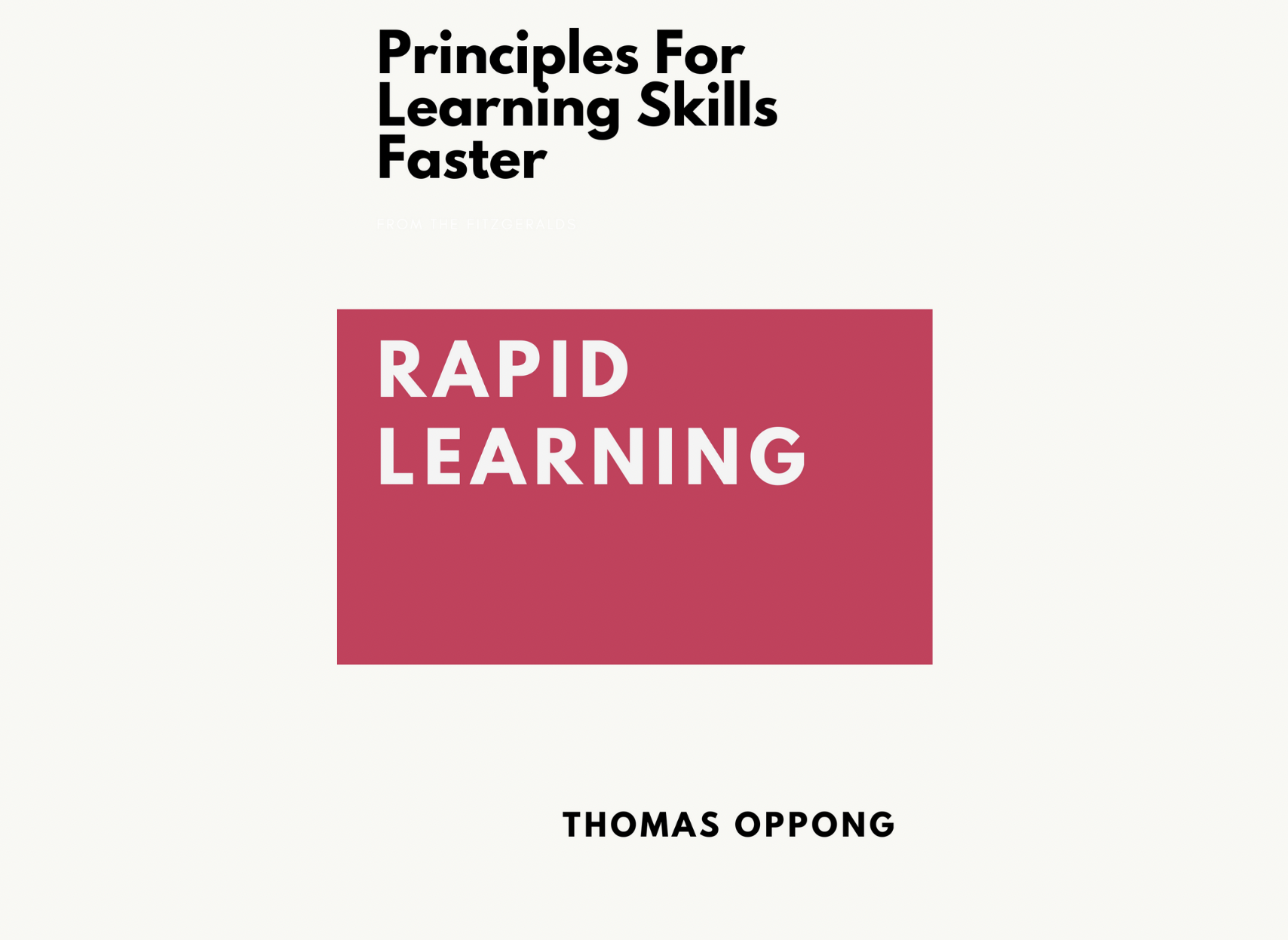 Rapid Learning