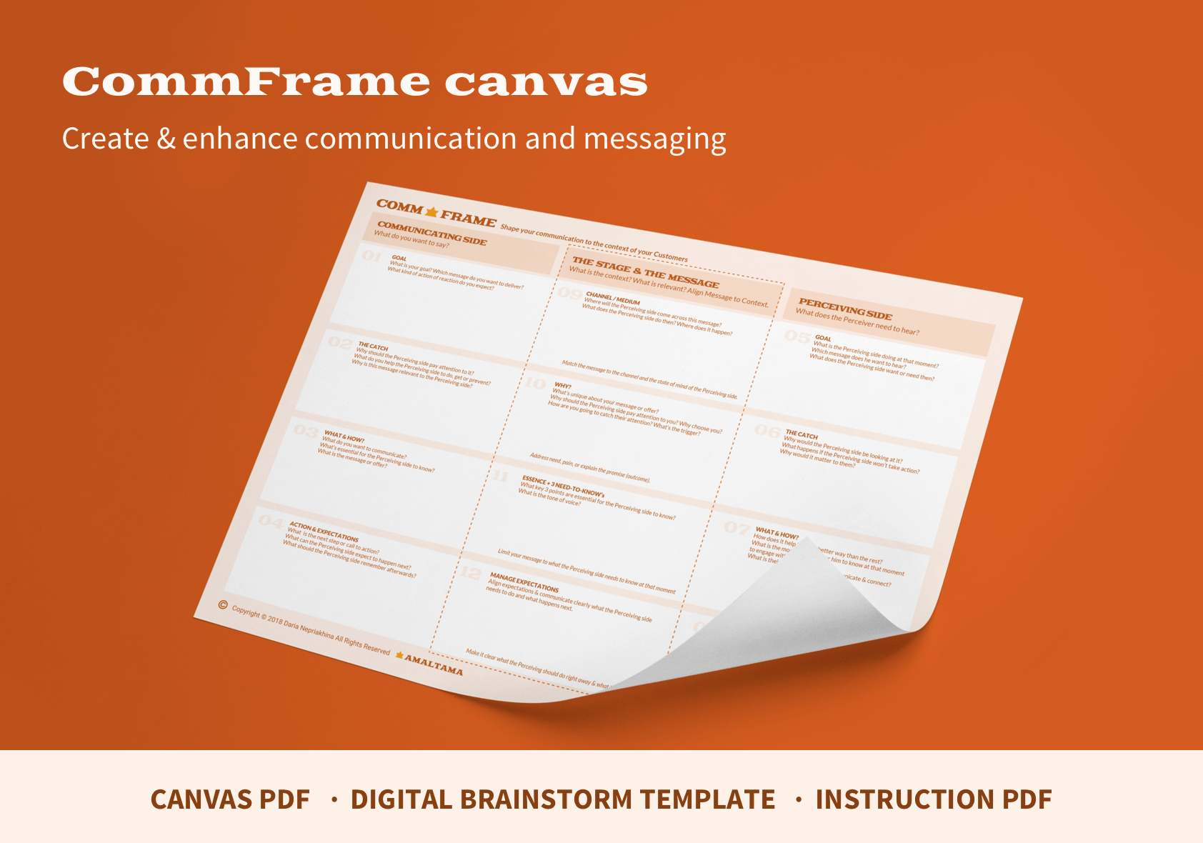 CommFrame canvas - improve communication & messaging