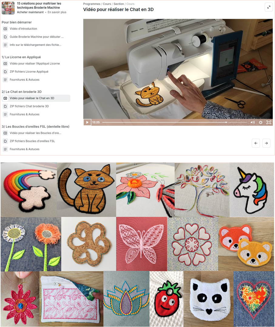 Maîtriser 15 techniques Broderie Machine