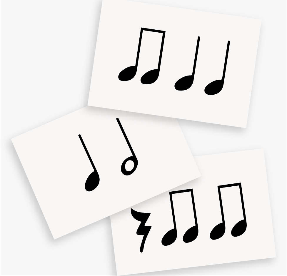 Rhythm Pattern Card Set - Younger Elementary (Triple Meter)