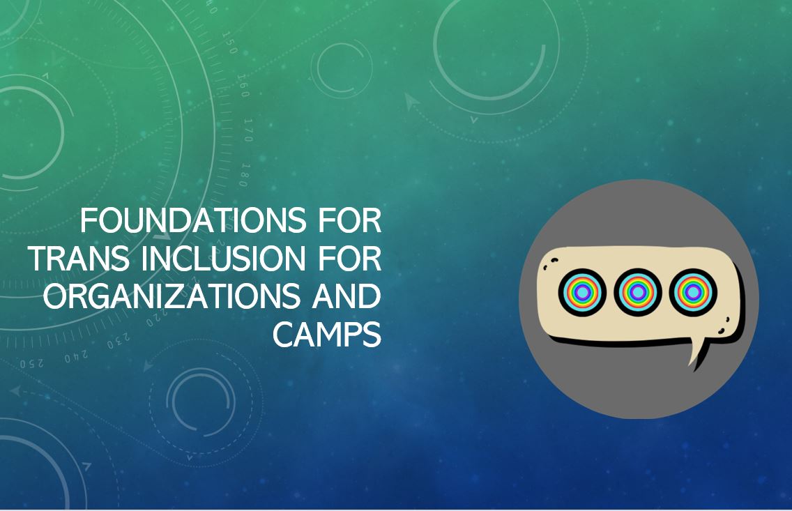 Foundations for Trans* Inclusion