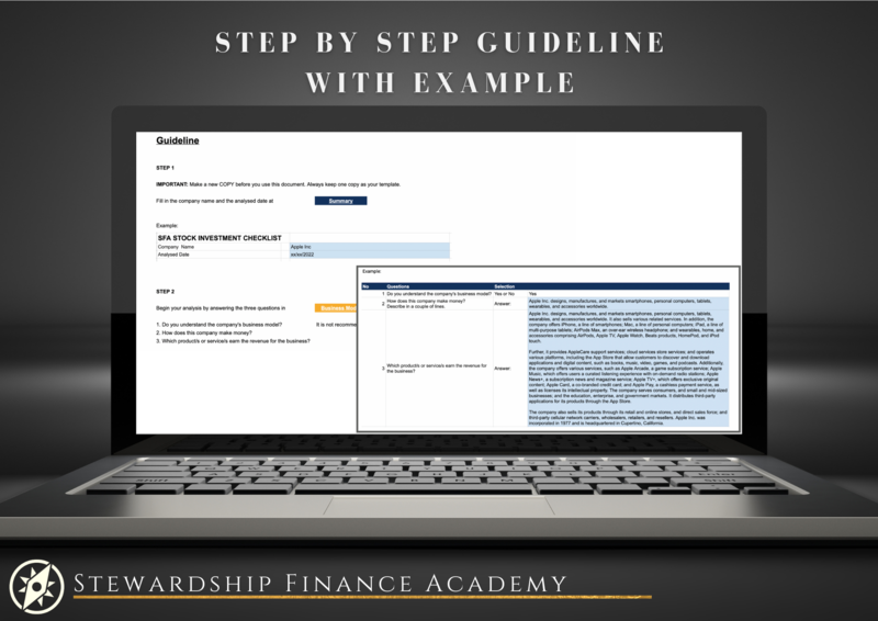 Stock Investment Analysis Checklist