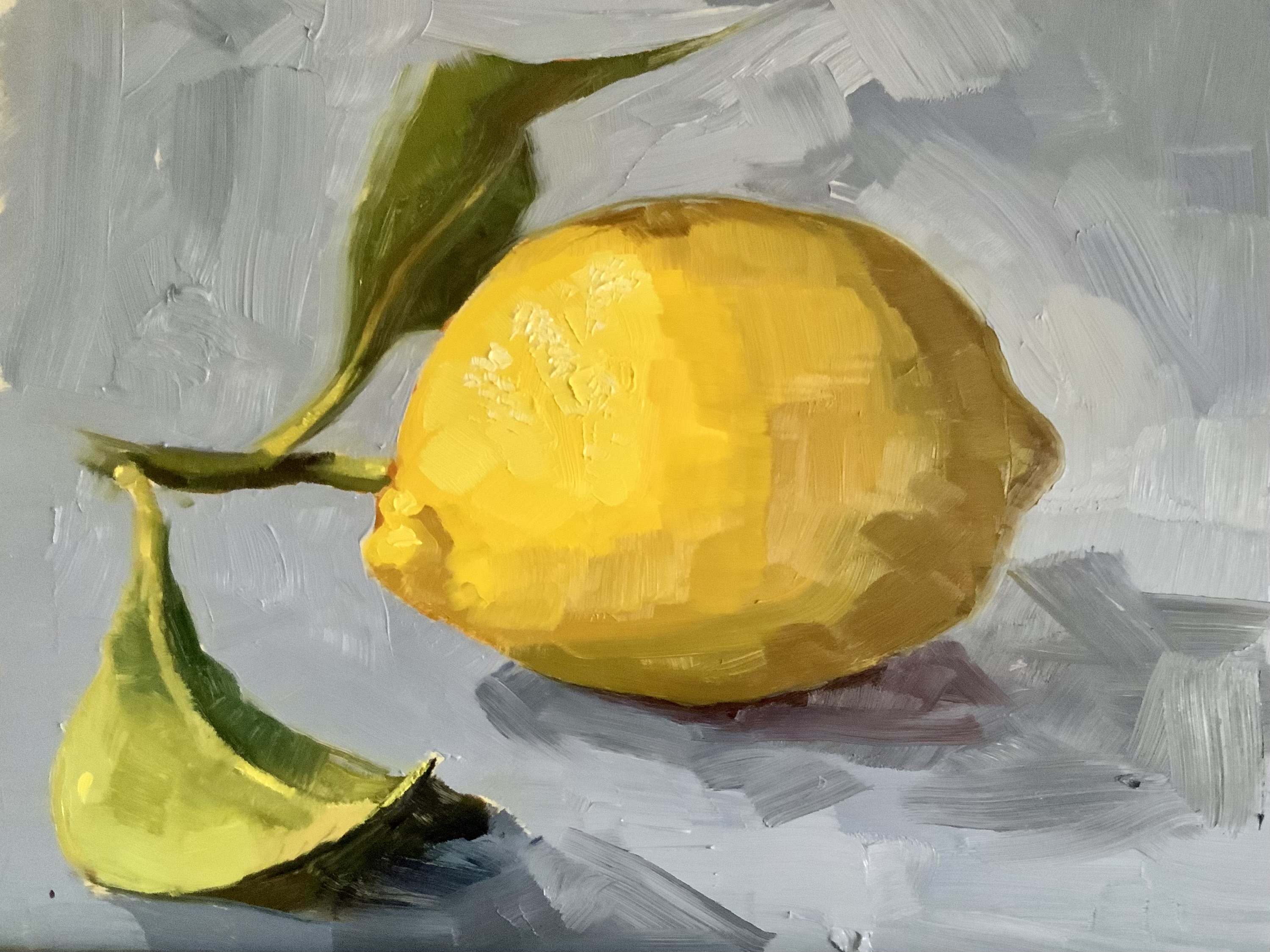 Easy Lemon painting