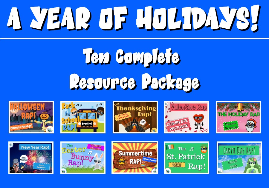 A Year of Holidays: Ten Complete Resource Package!