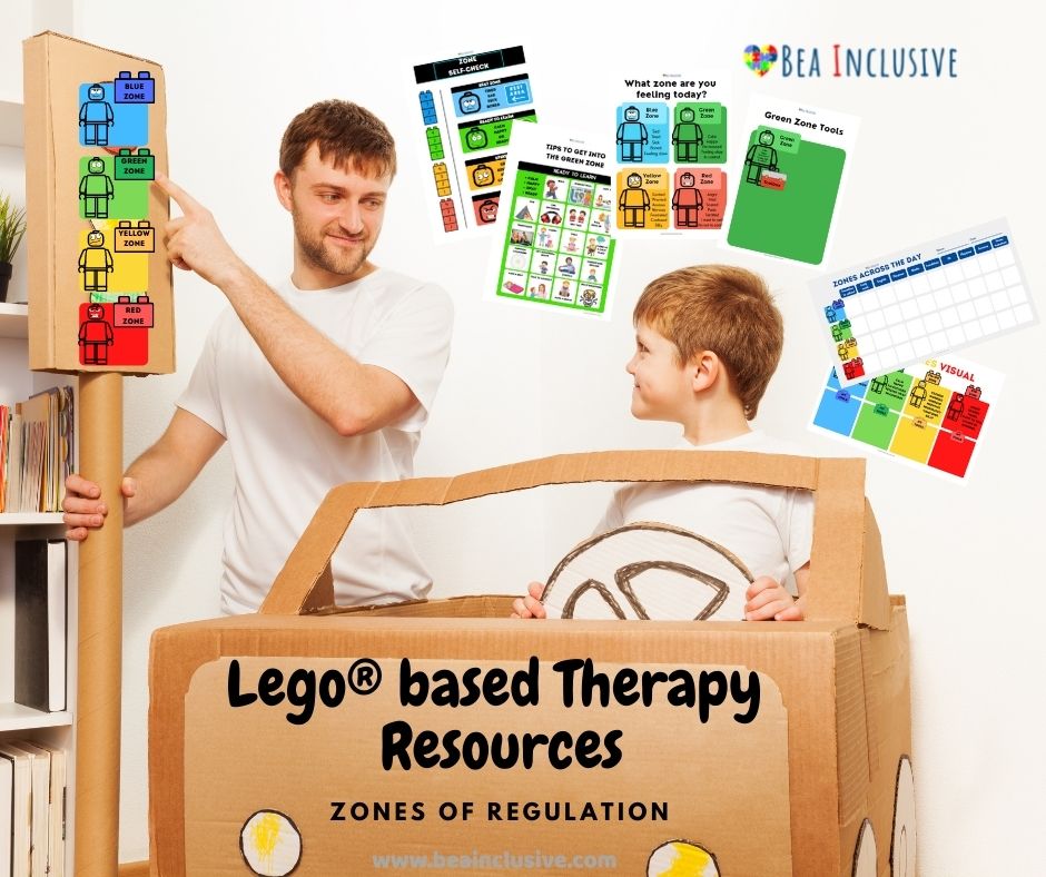 Lego-Themed Zones of Regulation Visual Support PDF