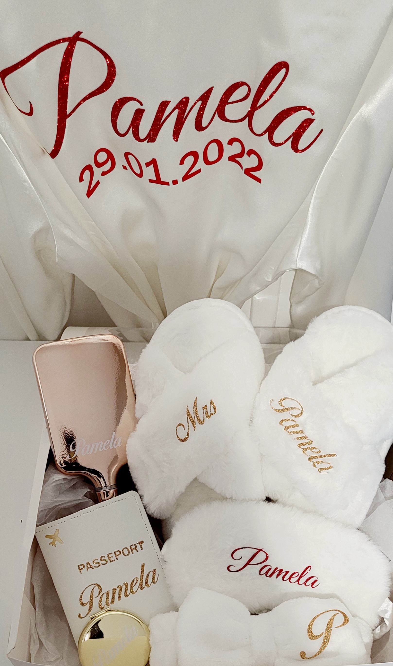 PACK : Coffret et cake topper sur silhouette