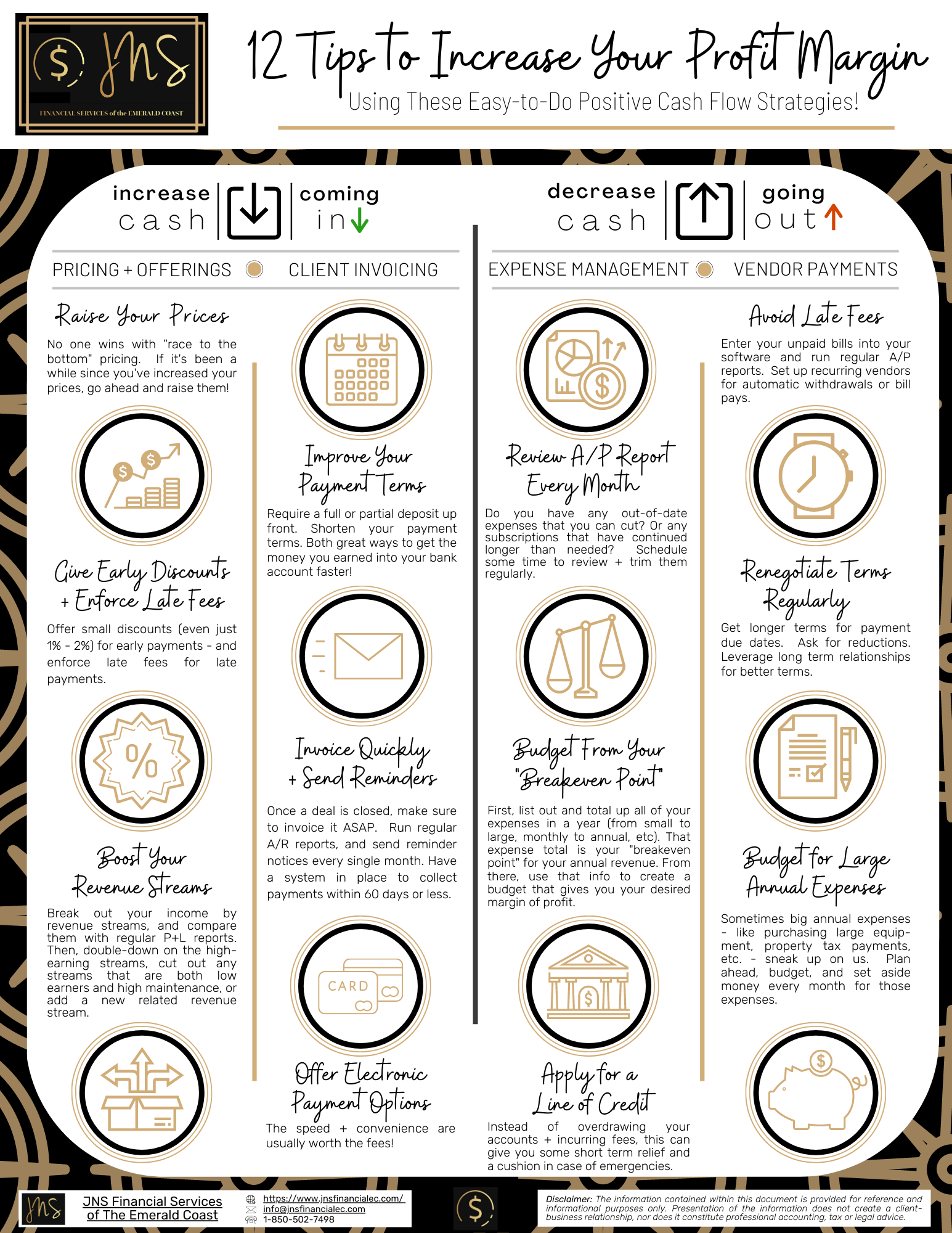 LEAD MAGNET TEMPLATE: Cash Flow Tips
