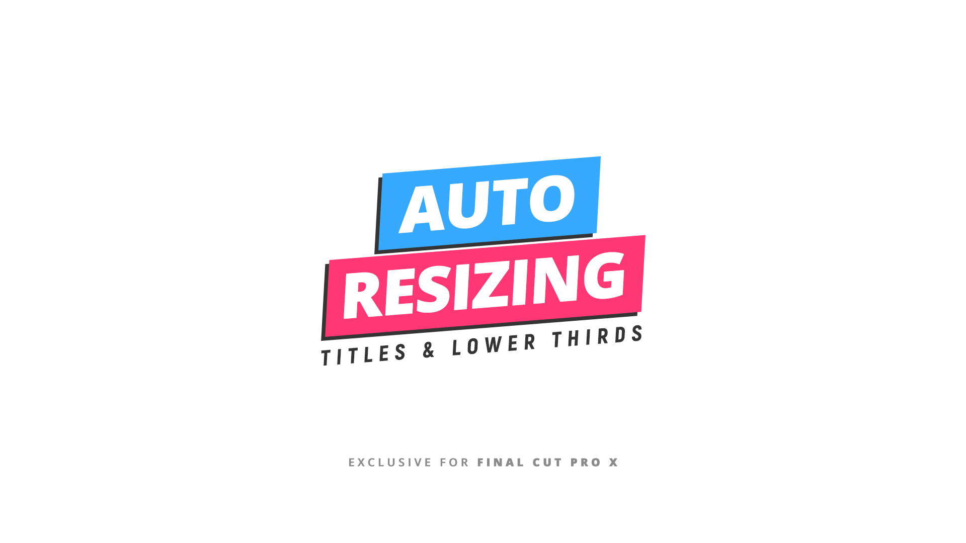 Auto Resizing Titles And Lower 3rd