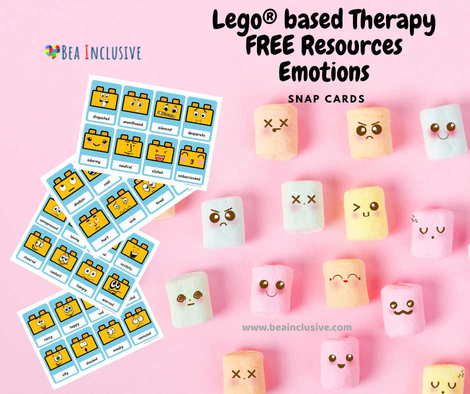 Lego®-Themed Emotions Snap Cards