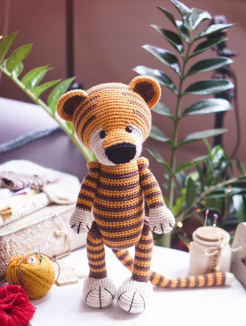 Crochet Tiger Pattern + Video Bonus!