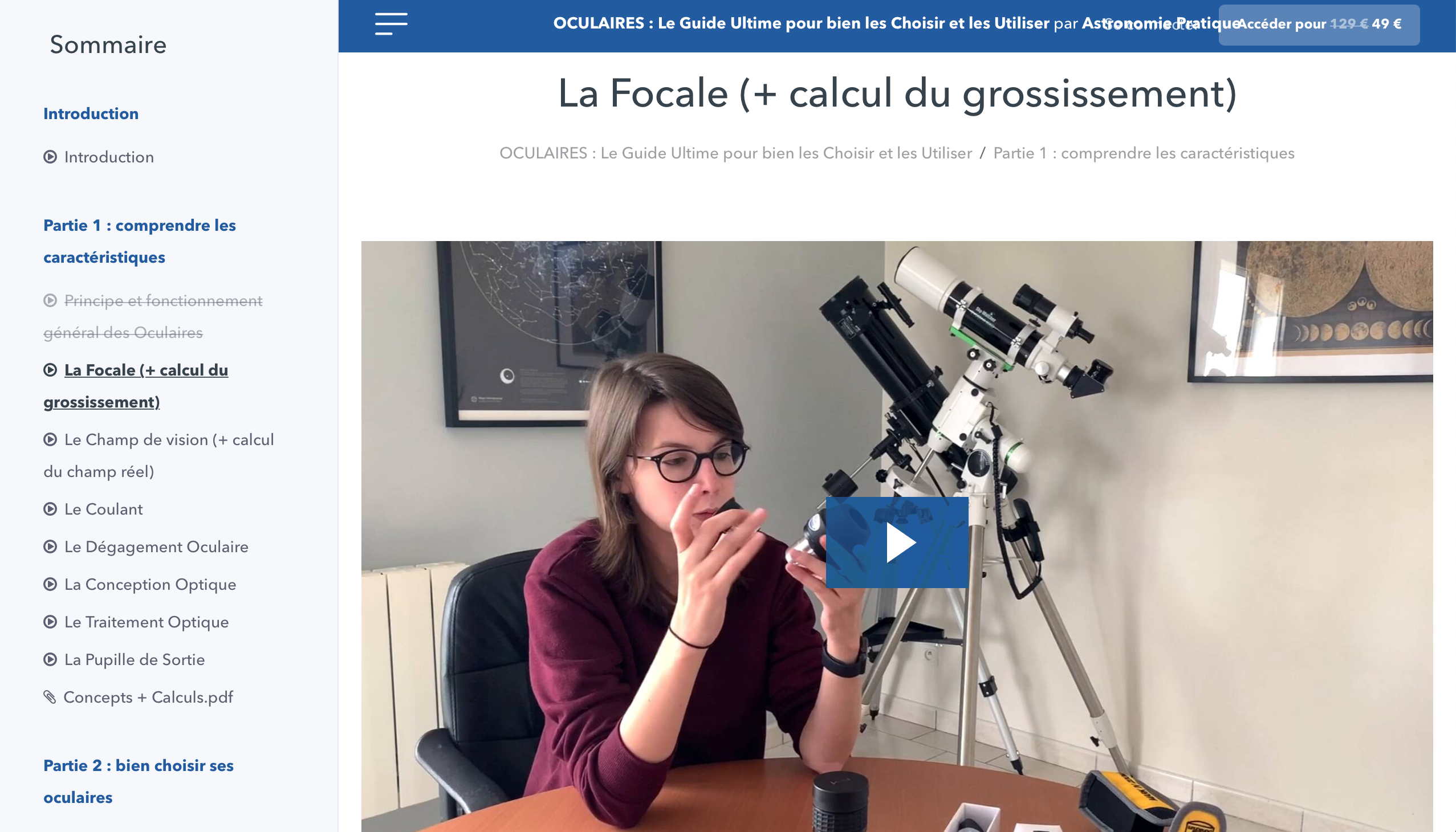 LE GUIDE ULTIME DES OCULAIRES : construire toute sa gamme d'oculaires ...