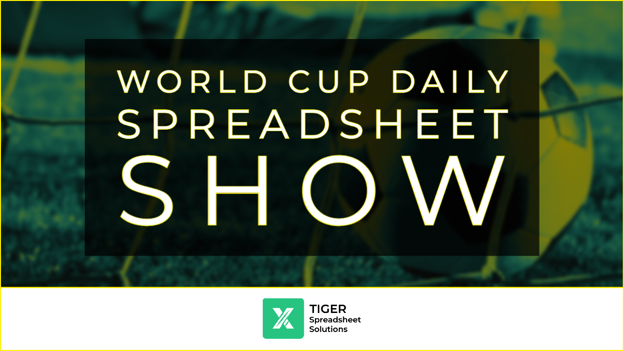 World Cup Daily Spreadsheet Show - World Cup Data World Cup Daily Spreadsheet Show - World Cup Data