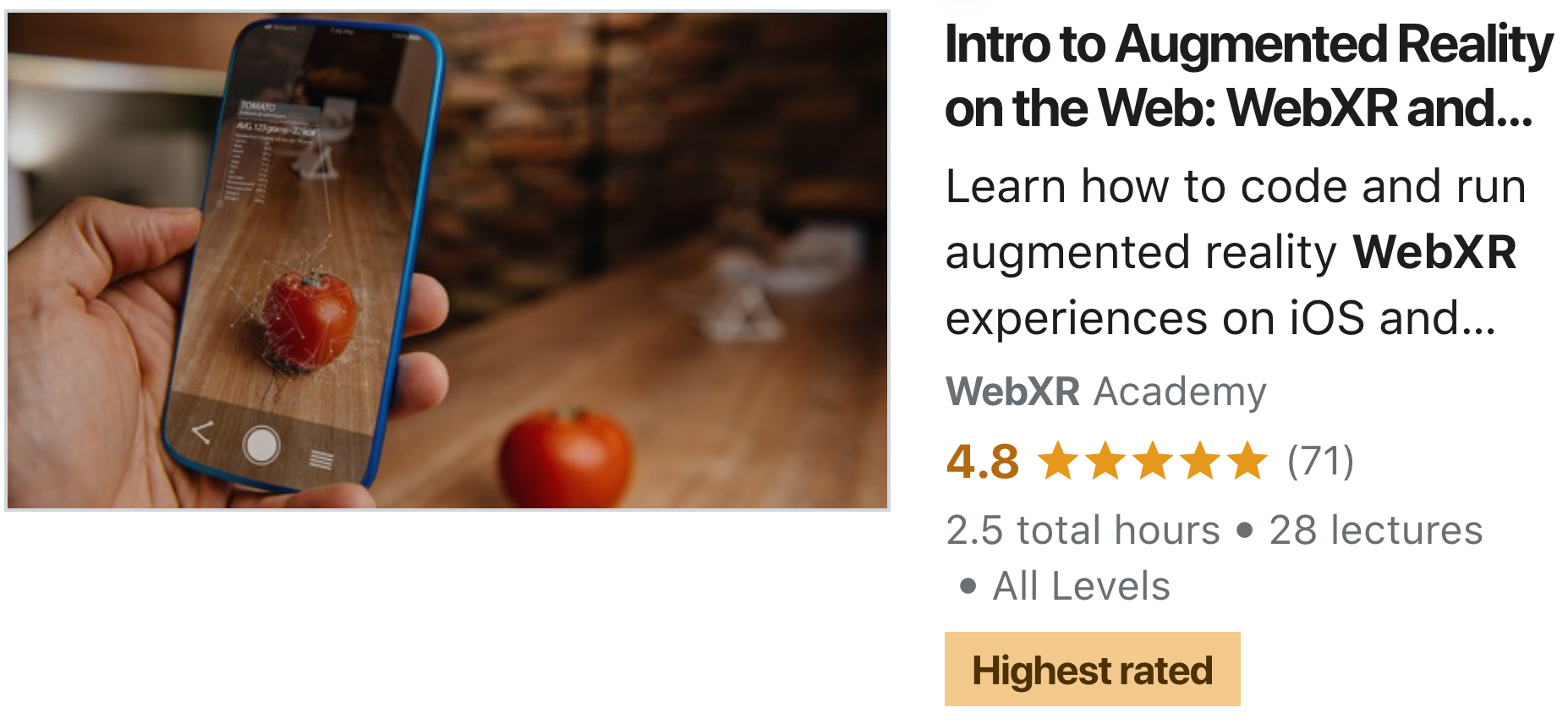 WebXR Academy