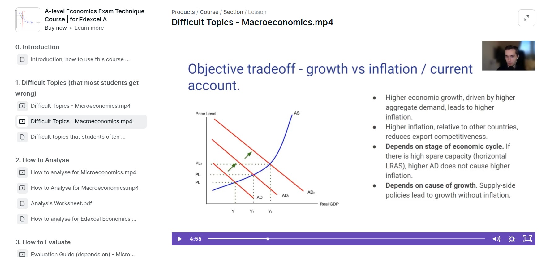 A-level Economics Exam Technique Course | For Edexcel A