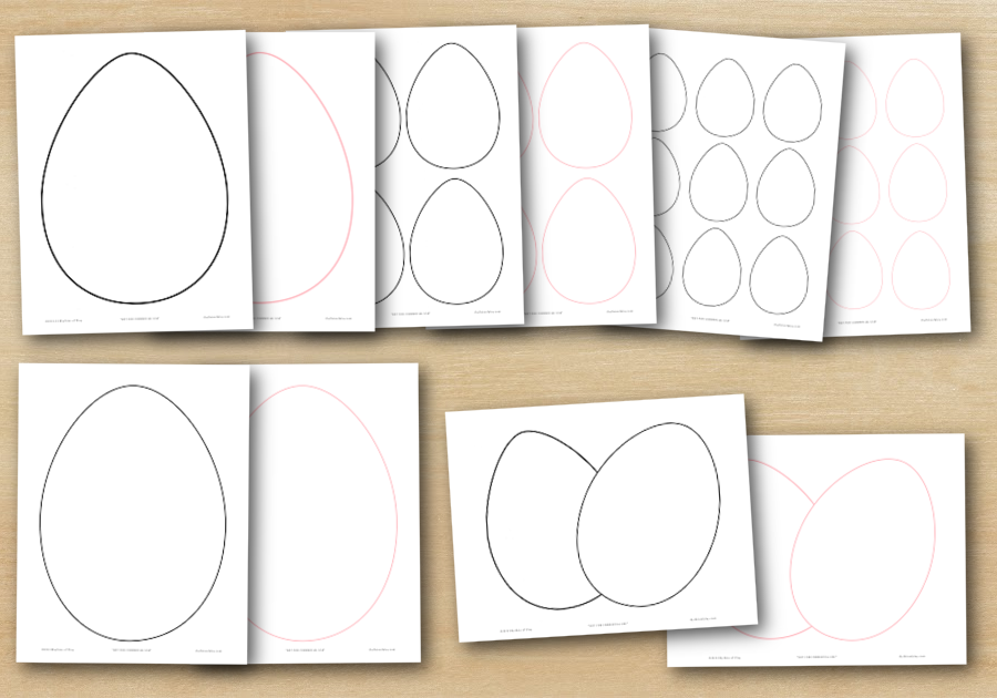 Printable Easter Egg Templates