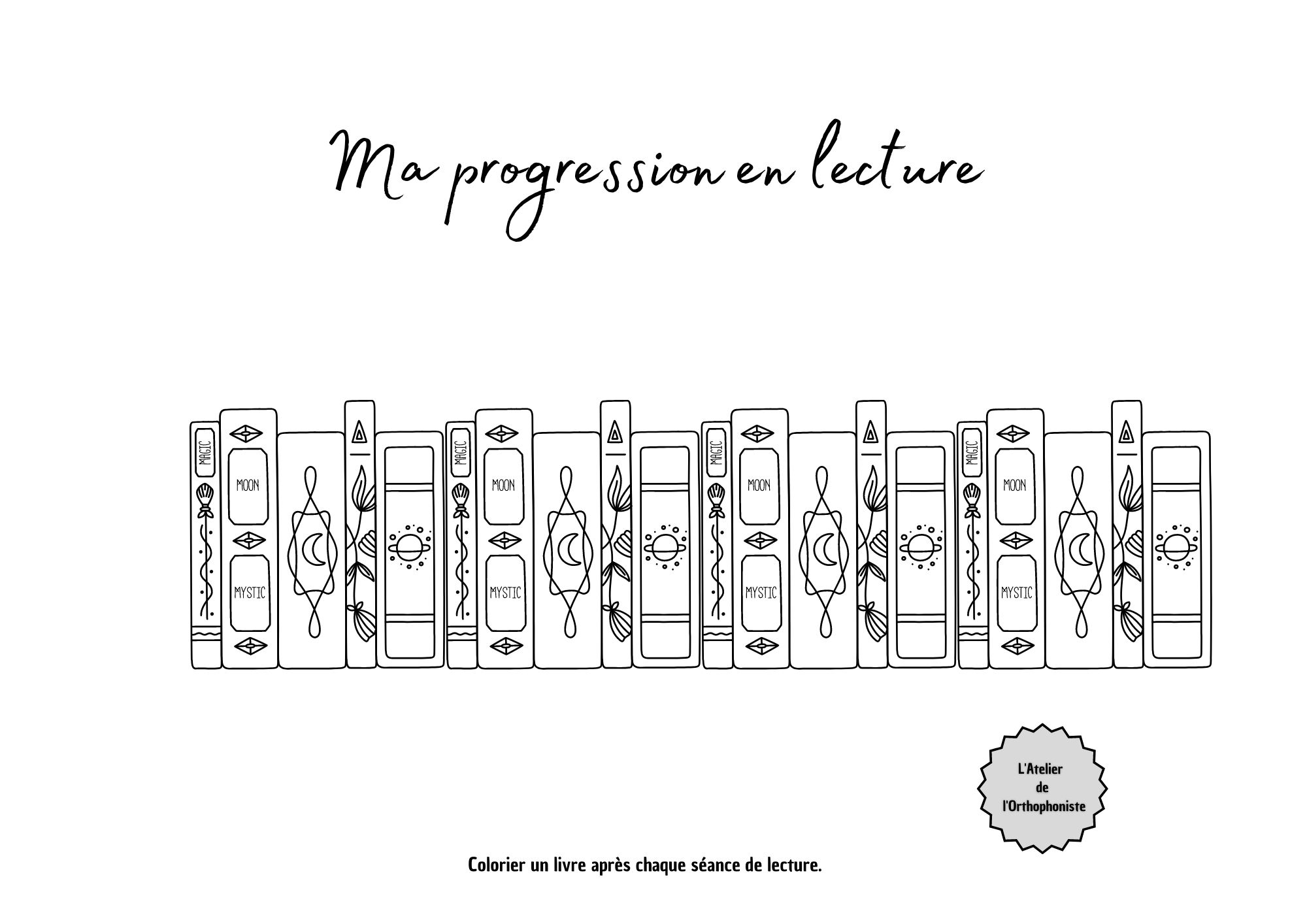 Coloriages de lecture Coloriages de lecture