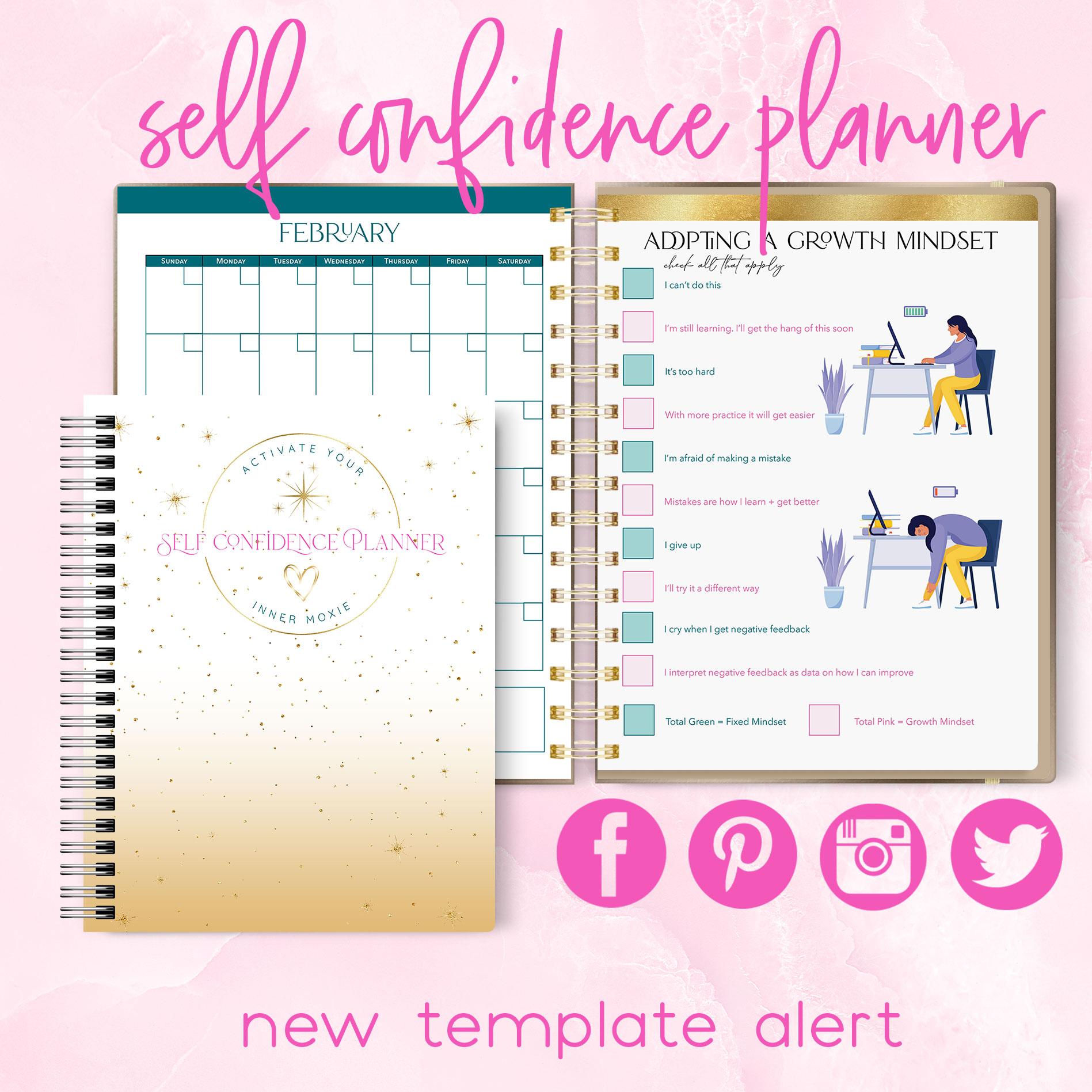 09 Self Confidence Planner for Women