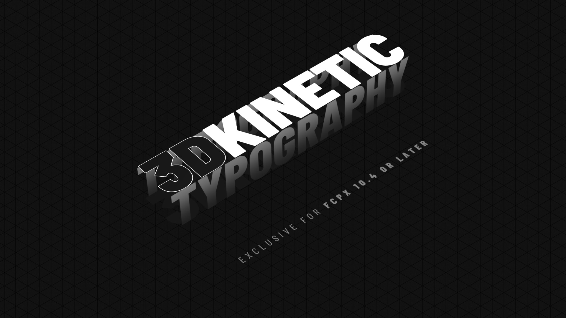 3D Kinetic Typography