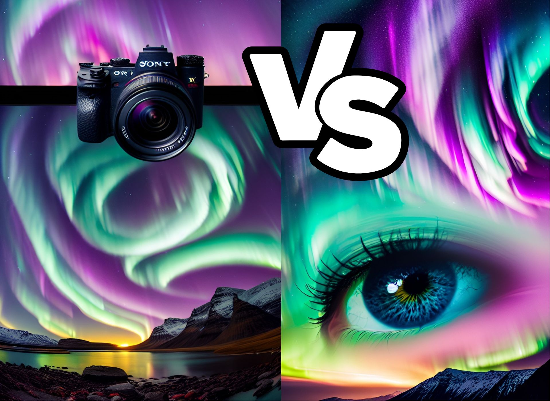 Northern Lights: An Eye vs Camera Comparison