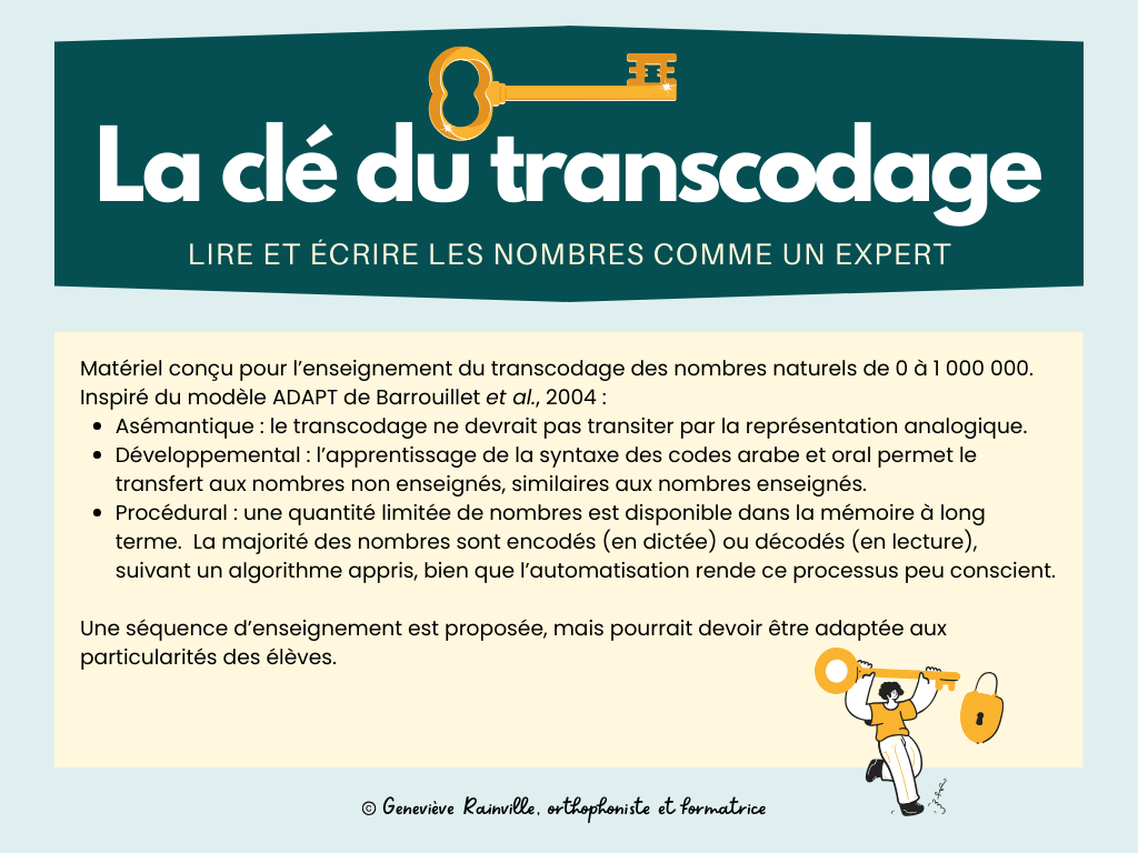 La clé du transcodage