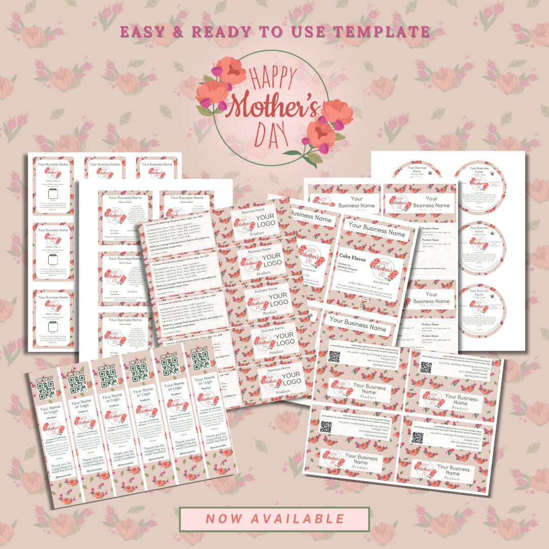 Editable Packaging Label Templates