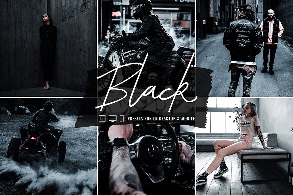 The Black Lightroom Preset Collection