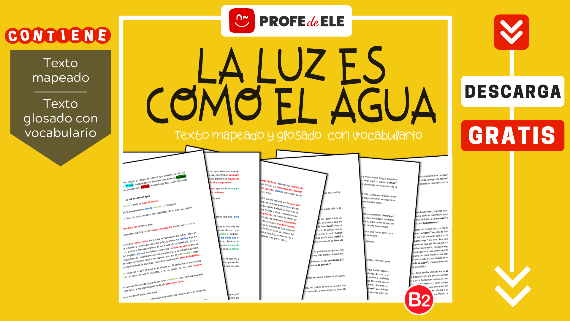 La luz es como el agua
