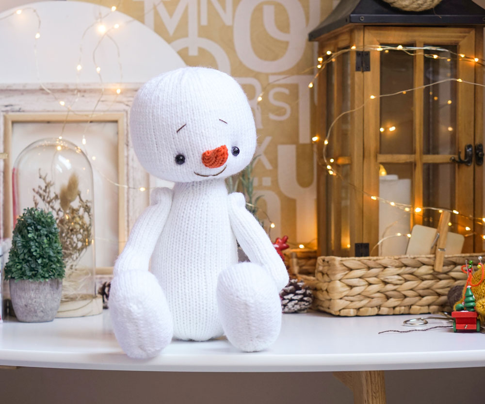 Knitting Snowman Toy Pattern + Videos