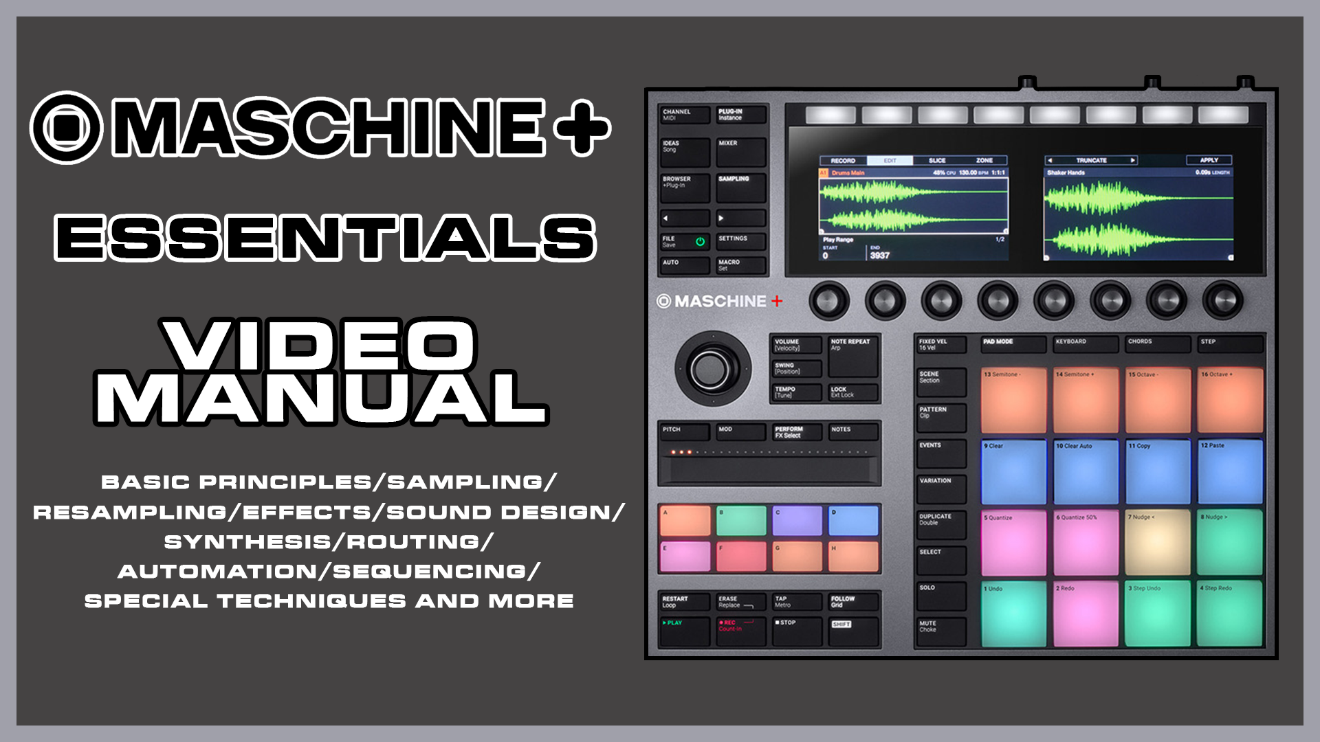 Maschine Plus Video Manual