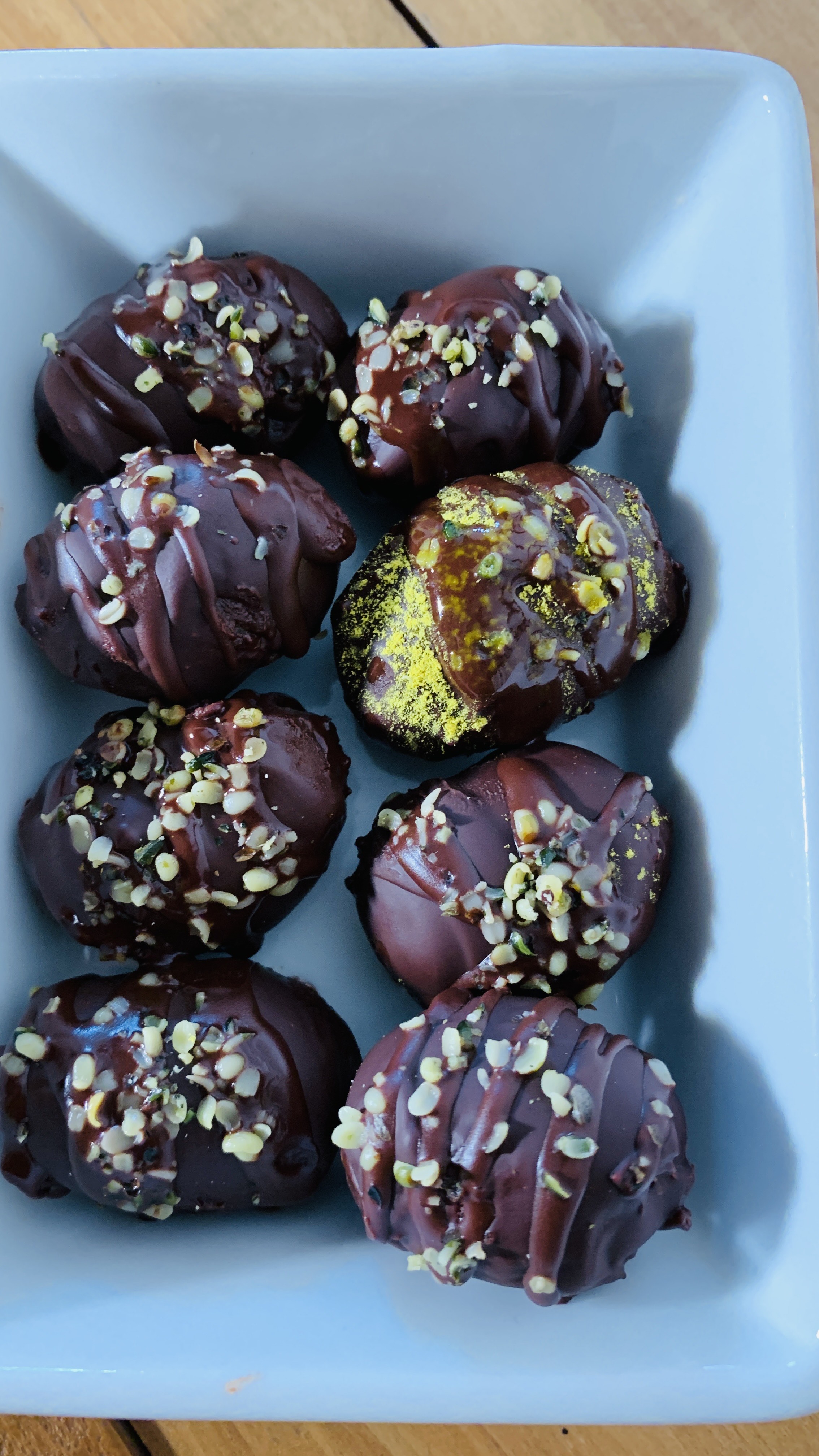 Receta: Huevitos de chocolate veganos