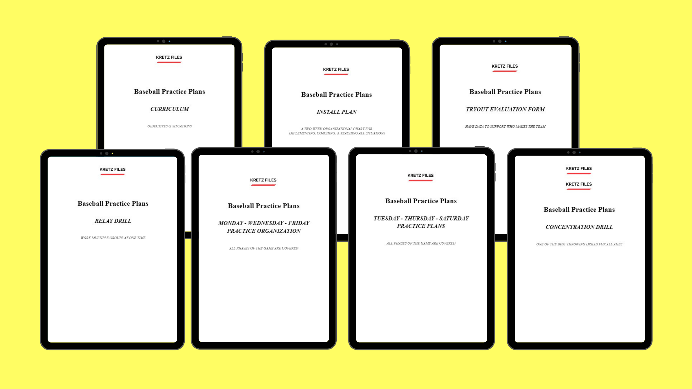 Course Baseball Practice Plans