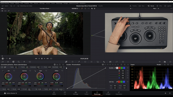 Micro Panel pour Davinci Resolve