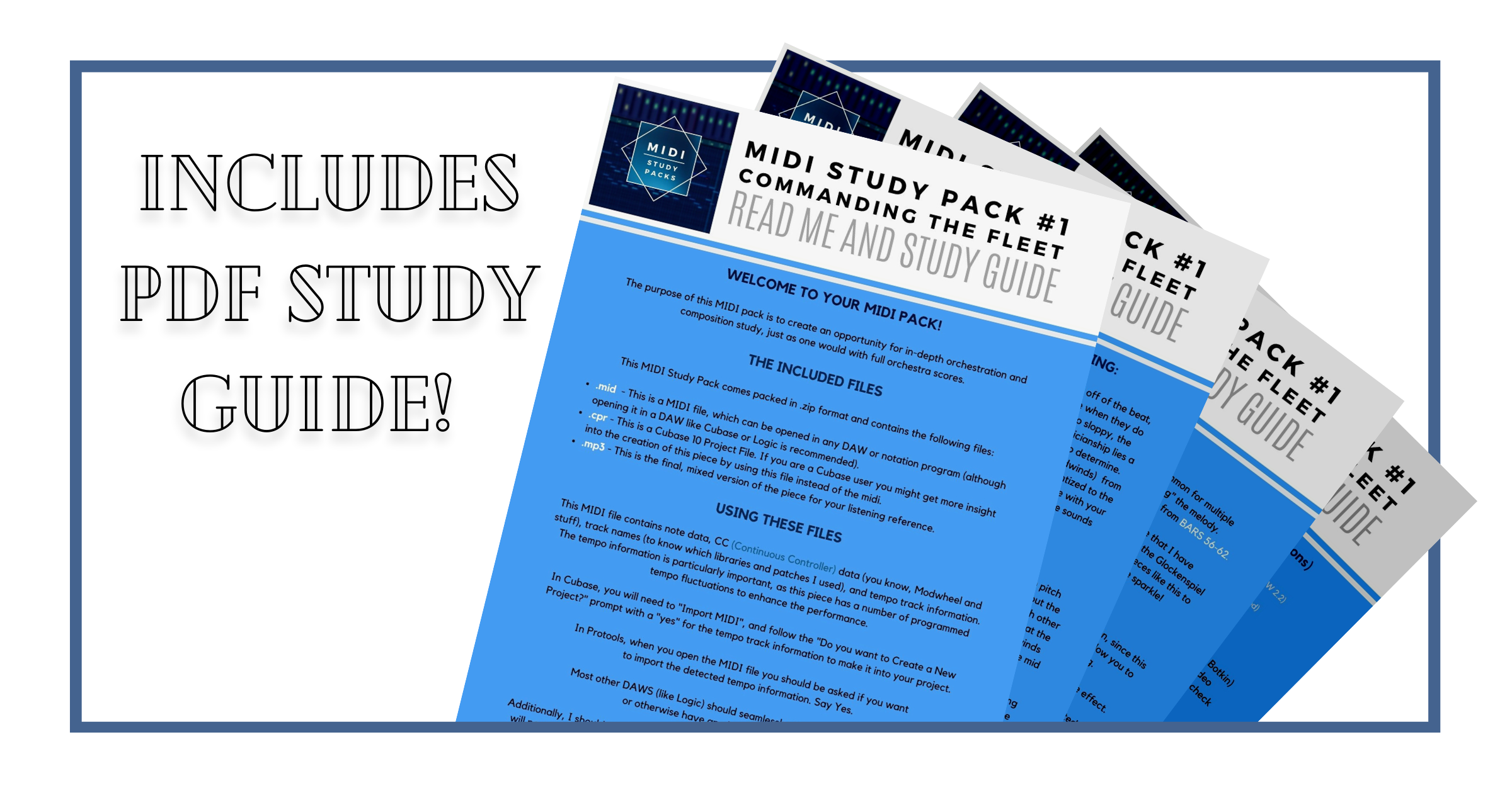 MIDI Study Pack #1 - Commanding the Fleet
