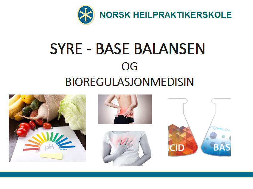 Syre base balansen og bioregulasjonsmedisin