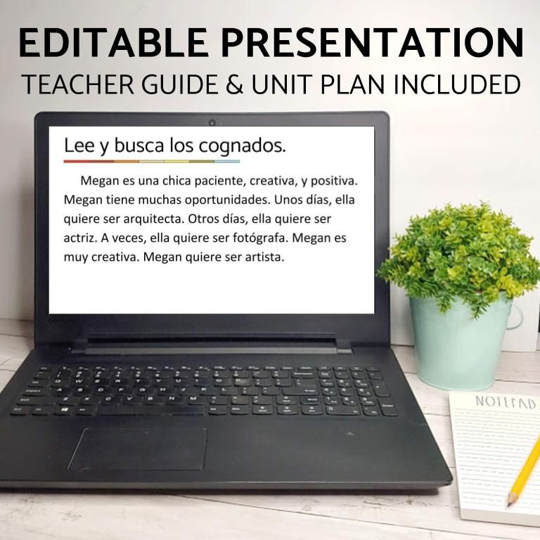 Spanish Cognates UNIT BUNDLE (Updated for DISTANCE LEARNING!)