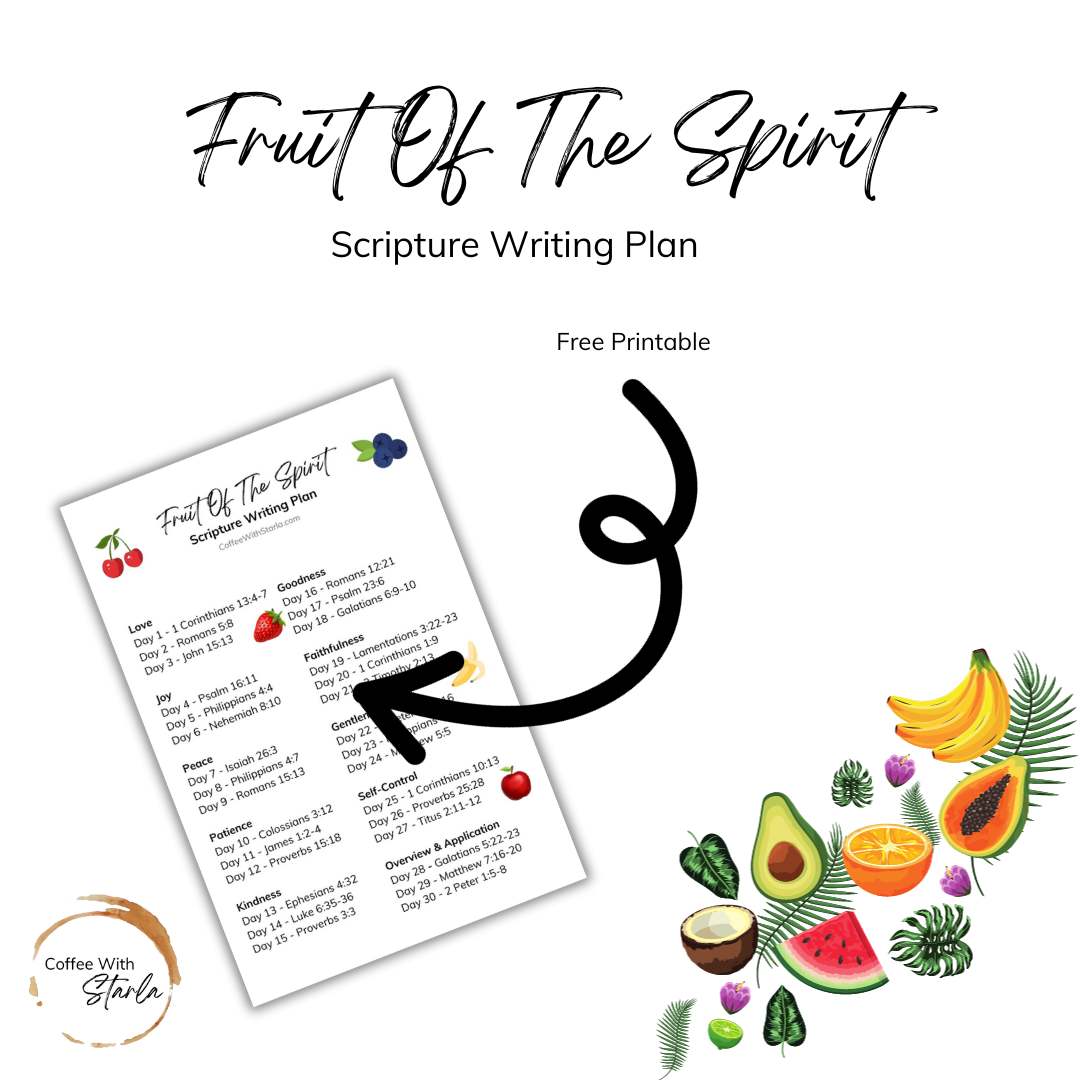 Fruit Of The Spirit Scripture Writing Plan PDF