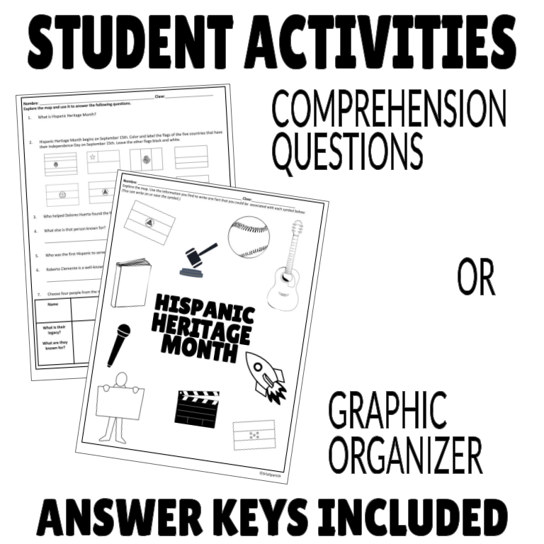 Hispanic Heritage Month Digital Activities