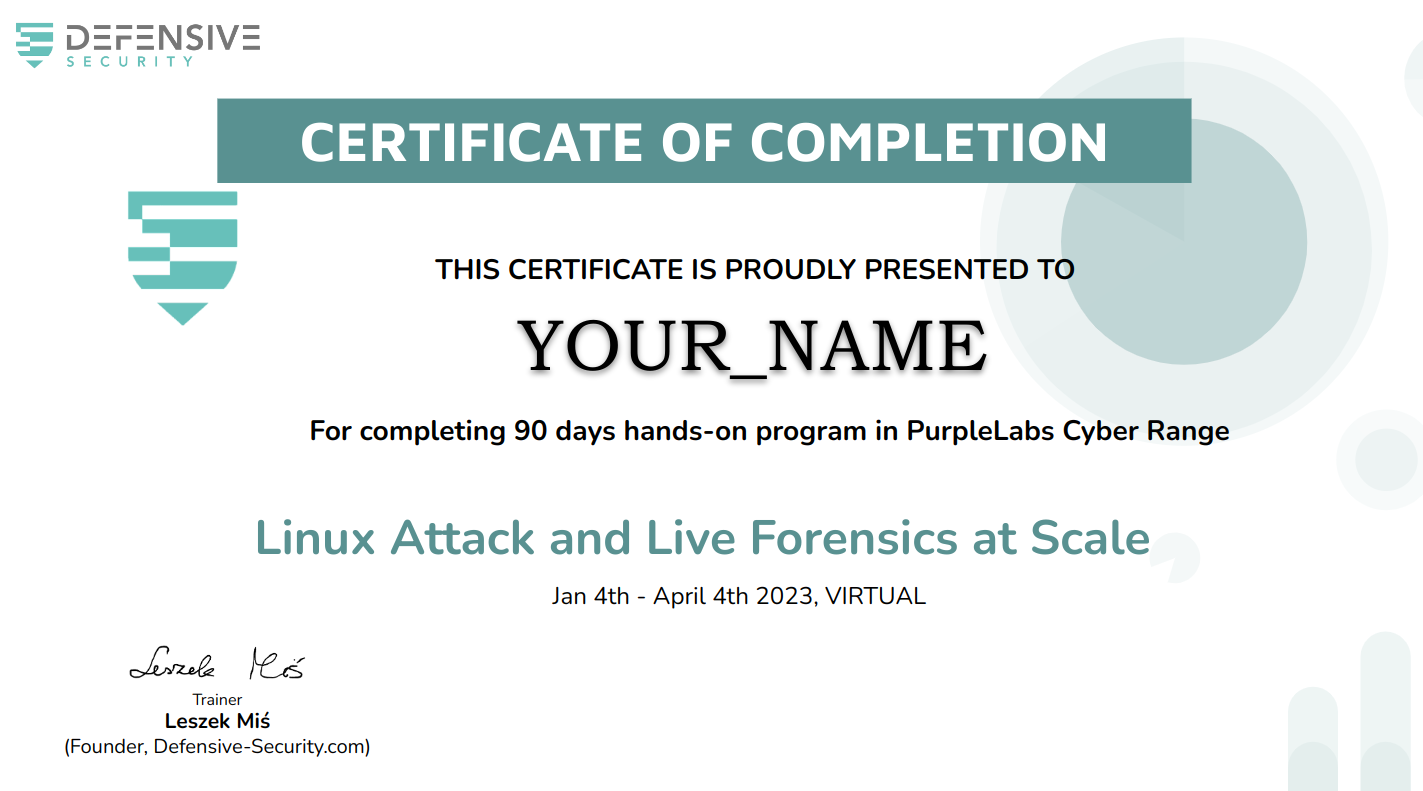 Linux Attack and Live Forensics at Scale