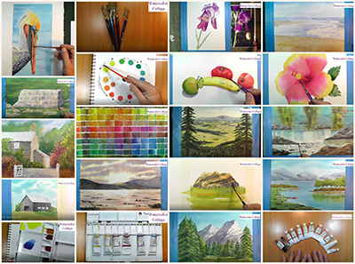 Online Watercolor Class. The Most Complete Watercolor Course
