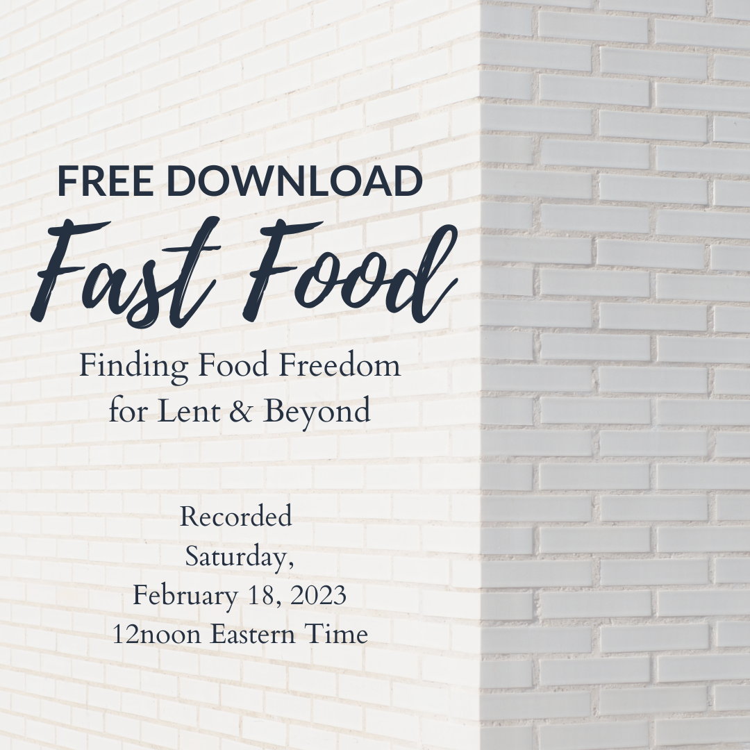 Fast Food: How to Stop Treating Lent Like a Diet