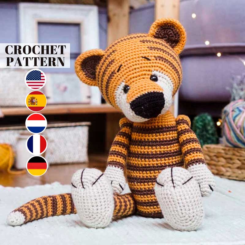 Crochet Tiger Pattern + Video Bonus!