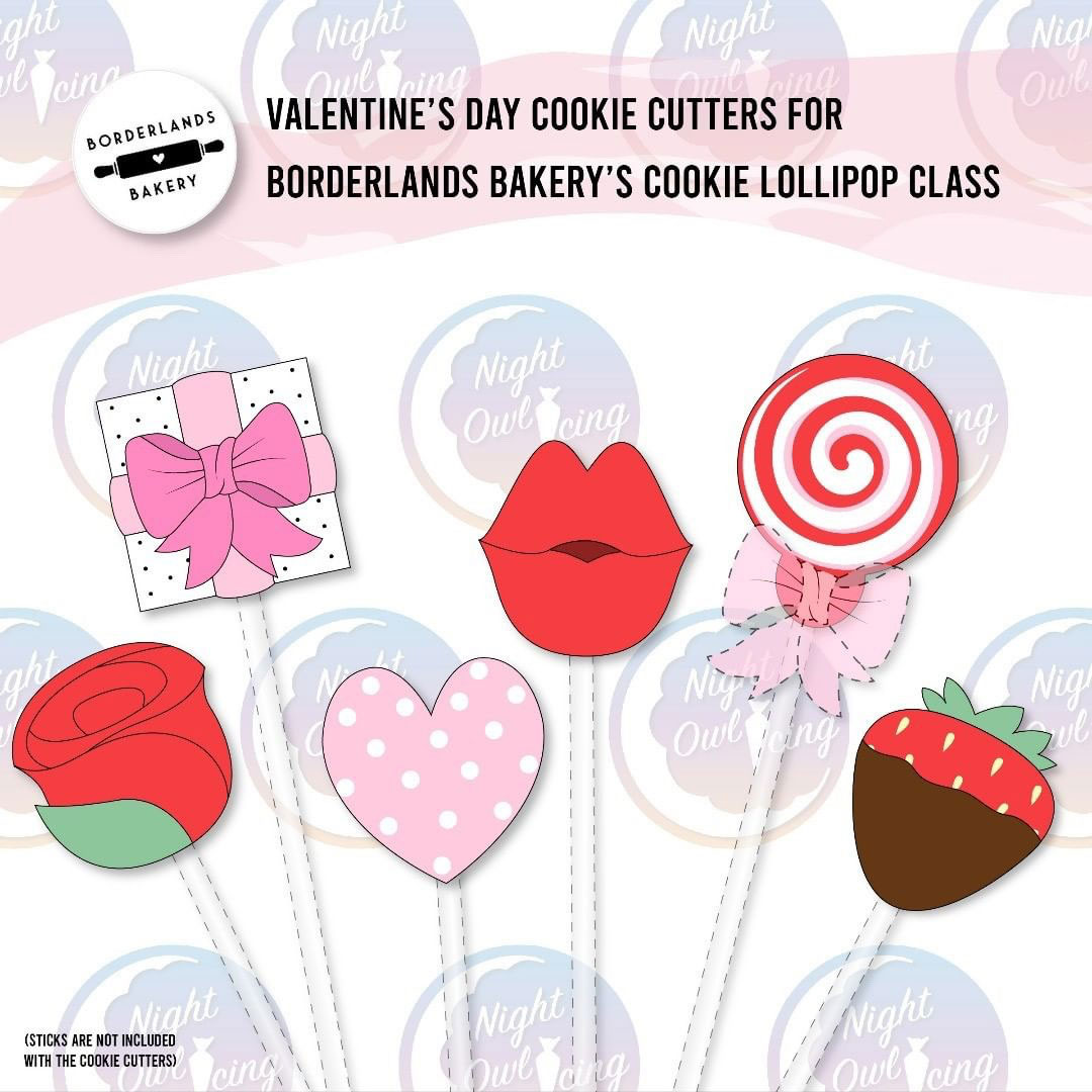 Valentines Day Cookie Pops