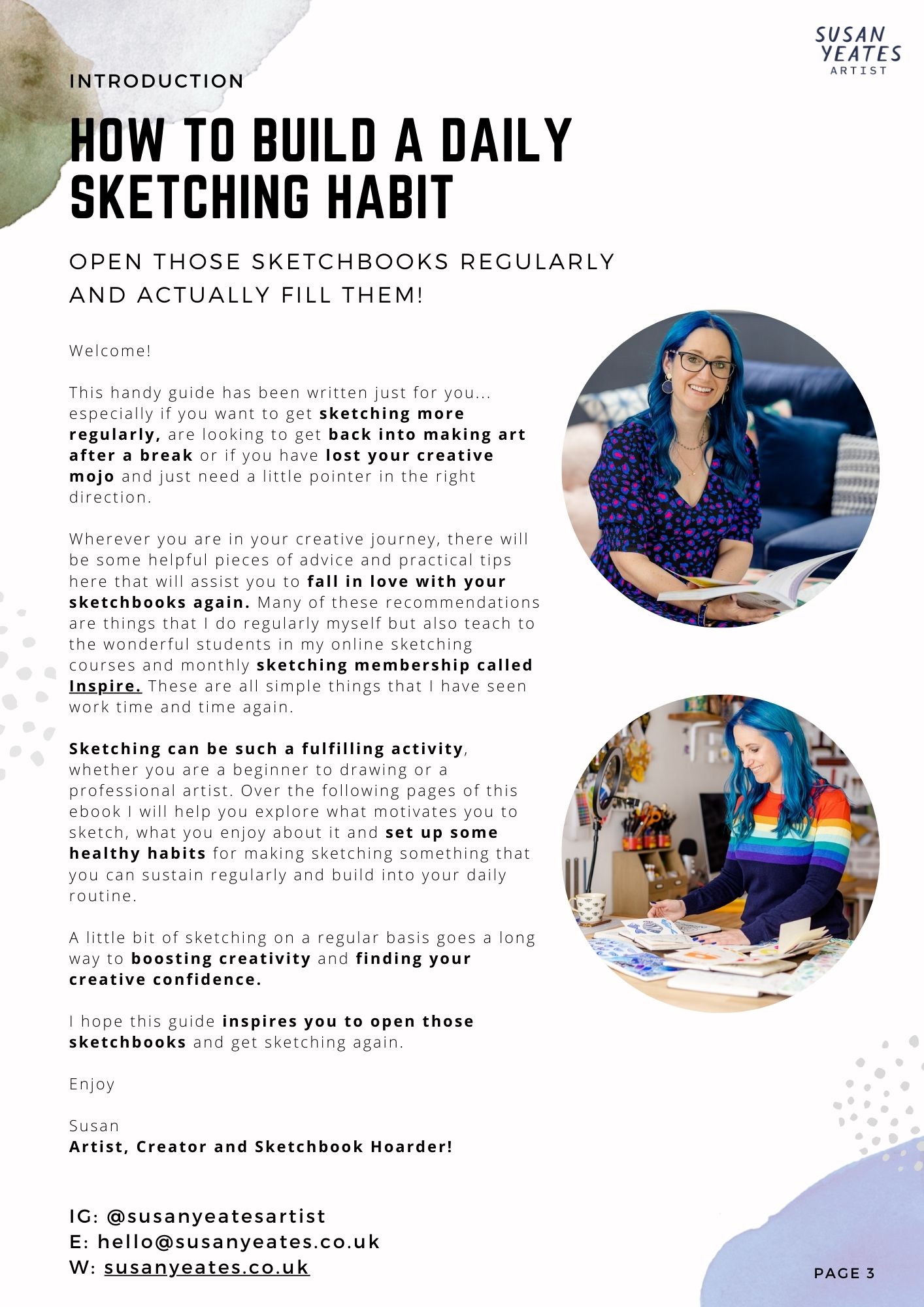 FREE EBOOK: How to Build a Daily Sketching Habit