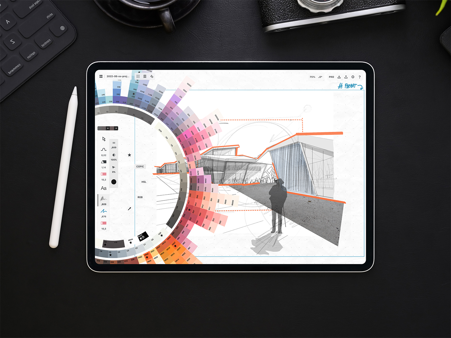 Ipad Concepts App Perspective Sketch Creating 